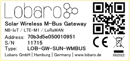 LOB-GW-SUN-WMBUS - Lobaro Docs - Lobaro Confluence